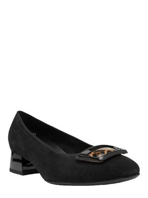 ARA Gale Pump With Buckle Detail - Black 1