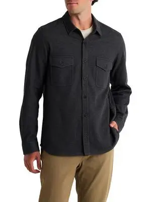 FREE FLY Gallatin Overshirt Black Twill