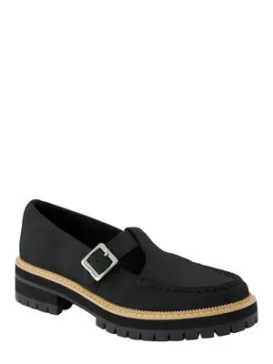 Toms Cara Mary Jane Flat - Black