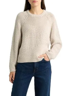 Eileen Fisher Organic Cotton Chunky Sweater - Plaster