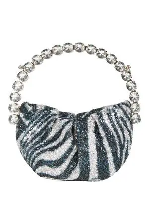 L’ALINGI L'alingi Micro Beaded Satin Eternity Bag - Zebra