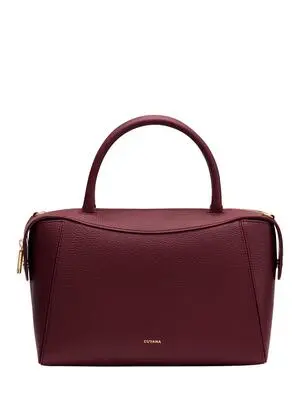 Cuyana Cuyana Forma Top Handle Bag Cherry