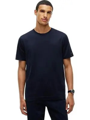 Tommy Hilfiger New York Label Classic Crewneck T-shirt - Navy Blue