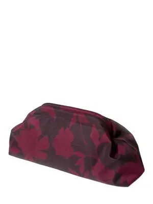 RAINSISTERS Burgundy Floral Clutch Bag - Red