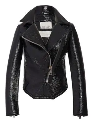 N'ONAT NONAT Metro Vegan Leather Biker Jacket