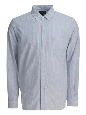 BEAMS Cotton Striped Shirt