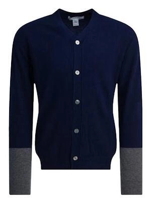 Comme Des Garçons Forever V-neck Cardigan - Blue