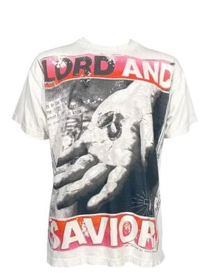 HELLSTAR Lord And Savior Tee Shirt - White