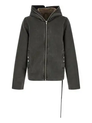 RICK OWENS DRKSHDW Gimp Zipfront Cotton Canvas Jacket