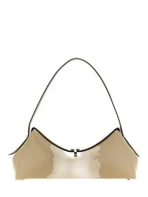 TOTEME TOTEME T-Lock Shoulder Bag Beige