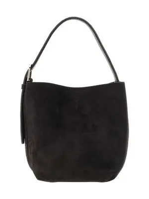 TOTÊME TOTEME Small Belted Suede Tote Handbag