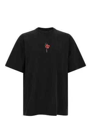 44 LABEL GROUP T-shirt With Padlock Print - Black