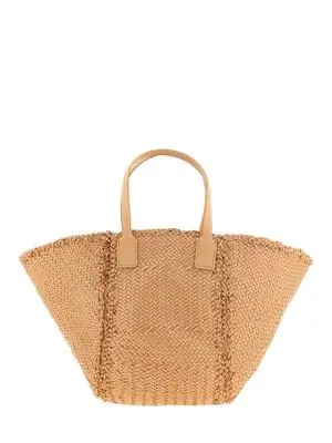 Dragon Diffusion Dragon Diffusion Teresa Maxi Cabas Tote Bag Beige