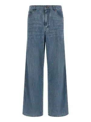 MIU MIU MIU MIU Cotton Straight Leg Jeans