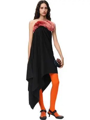 Loewe Leggings In Viscose Blend - Light Orange