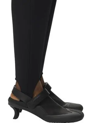 Loewe LOEWE Dive Slingback In Stretch Leather Black