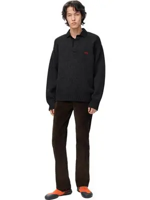 Loewe Cotton Corduroy Trousers - Brown