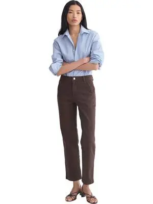 Everlane Utility Cigarette Pant - Coffee Bean