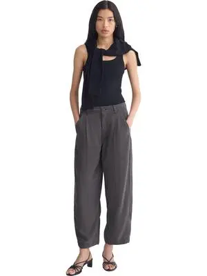 Everlane EVERLANE Garment-Dyed Ankle Pants Graphite