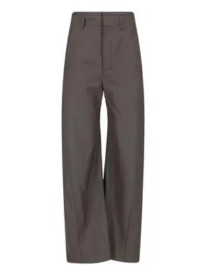 LEMAIRE Wide Leg Trousers - Gray