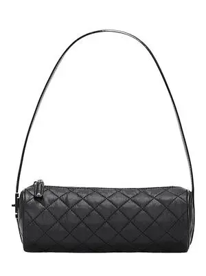 Mz Wallace Mz Wallace Astor Quilted Cylinder Shoulder Bag Black
