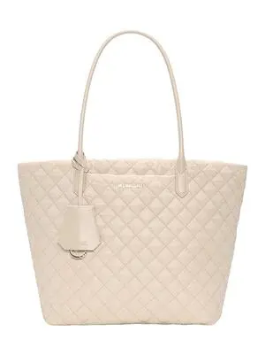Mz Wallace Medium Quilted Tote Bag - Buff