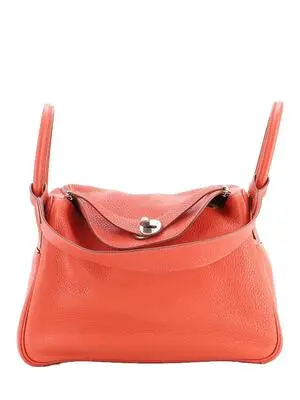 Hermès 30 Lindy Bag Verso Clemence - Orange