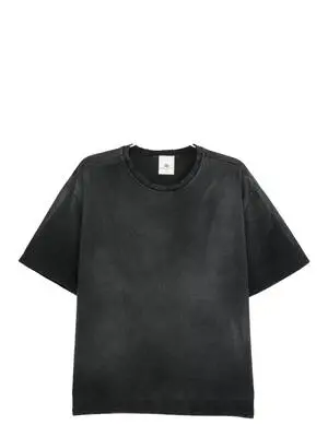 MOOJI MOOJI Sun-faded Distressed T-shirt - Black