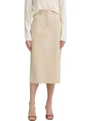 MORGAN Jilfit Midi Pencil Skirt - Neutrals