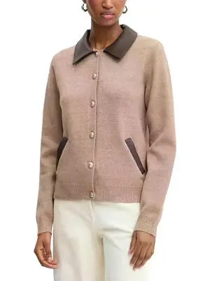 MORGAN Button-up Cardigan - Neutrals