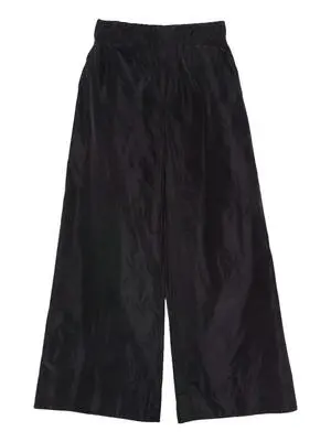 SUSANNE BOMMER Elasticated Waistband Wide-leg Trousers - Blue