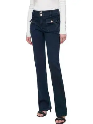 MORGAN Button Jeans - Blue