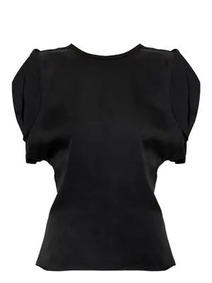 VICTORIA BECKHAM Victoria Beckham Bela Ruffled Sleeveless Top