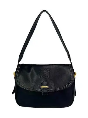 LOEWE Leather Anagram Shoulder Bag