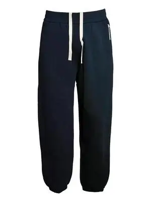JIL SANDER Cotton Terry Sweatpants - Blue