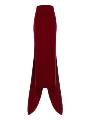 VALENTINO Valentino Garavani Solid Cady Raso Skirt
