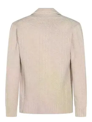 Altea Shawl Collar Knitted Cardigan - Neutrals