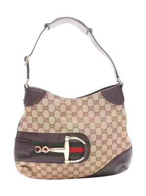 GUCCI Gucci GG Canvas Web Shoulder Bag