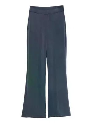 WOC Seam Detail Flared Track Pants - Blue