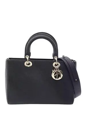 Dior Christian Dior Grained Calfskin My ABCDior Lady D' (2010-2026) Black