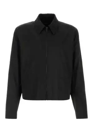 Gucci Zip-up Collared Jacket - Black