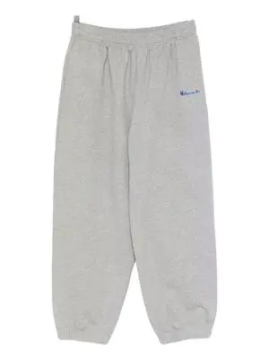 Vetements Logo-embroidered Track Pants - Grey