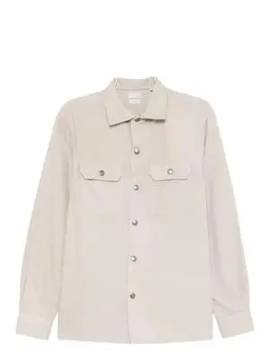 Brunello Cucinelli Garment-dyed Overshirt - Neutrals