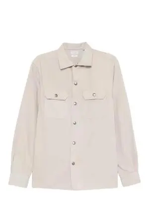 Brunello Cucinelli Garment-dyed Overshirt - Neutrals