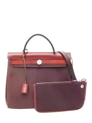 Hermès Herbag Zip 31 Satchel - Red