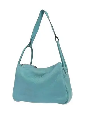 Hermès 2015 34 Lindy Taurillon Clemence Shoulder Bag - Blue