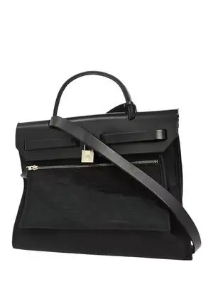 Hermès 2017 Herbag Zip Two-way Tote Bag - Black