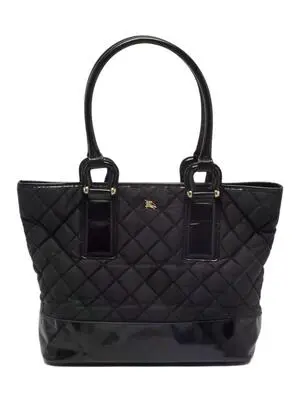 Burberry Grange Quilted Tote Bag - Black
