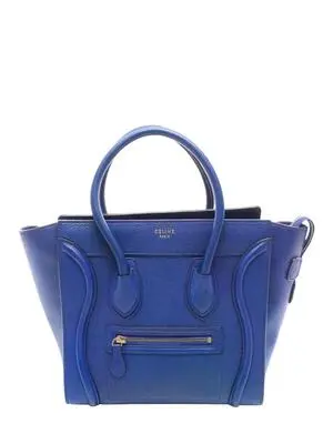 CELINE Celine Micro Drummed Calfskin Luggage Tote Bag