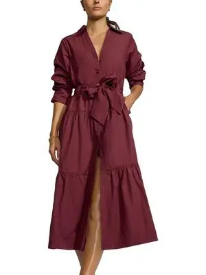 Brochu Walker Midi Shirt Dress - Umbria